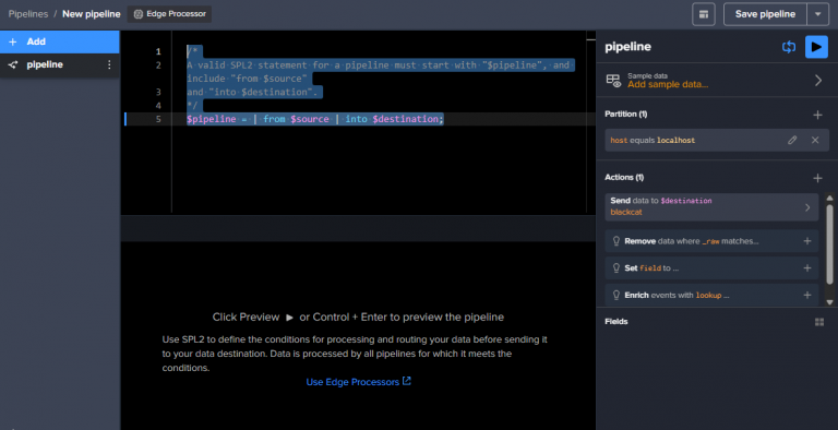 Splunk v10 Edge Processor – Octamis blog